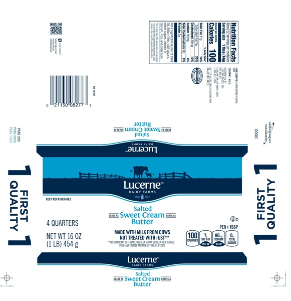 Lucerne Dairy Farms, Grade AA Salted Sweet Cream Butter - 1Source