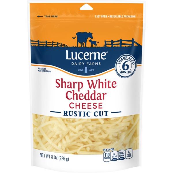 SHARP WHITE CHEDDAR CHEESE - 1Source