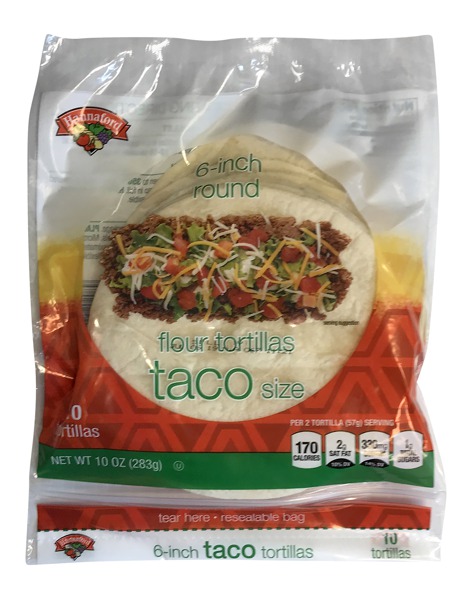Hannaford 6-Inch Round Flour Tortillas Taco - 1Source