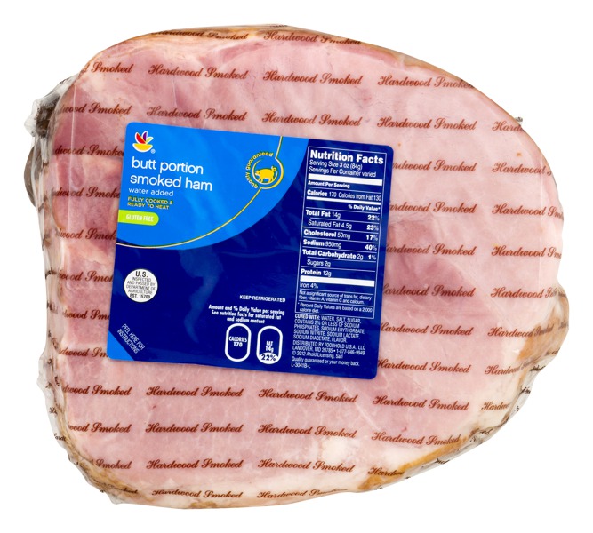 Ahold Butt Portion Smoked Ham - 1Source