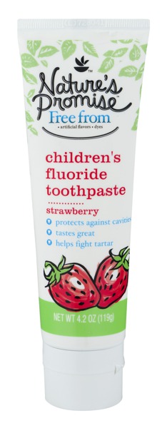 Nature'S Promise Children'S Fluoride Toothpaste Strawberry - 1Source