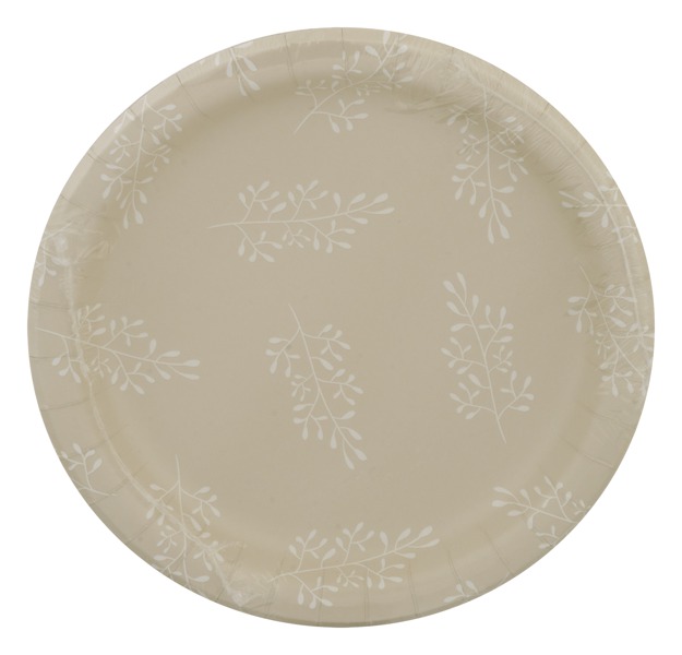 Smart Living Harvest Natural Lunch Paper Plates - 1Source