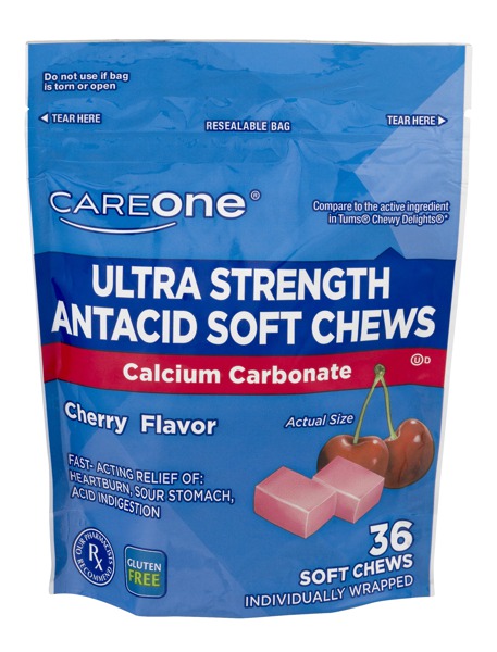 Careone Ultra Strength Antacid Soft Chews Cherry - 1Source