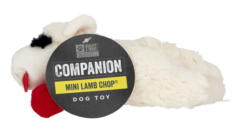 Companion Dog Toy Mini Lamb Chop - 1Source