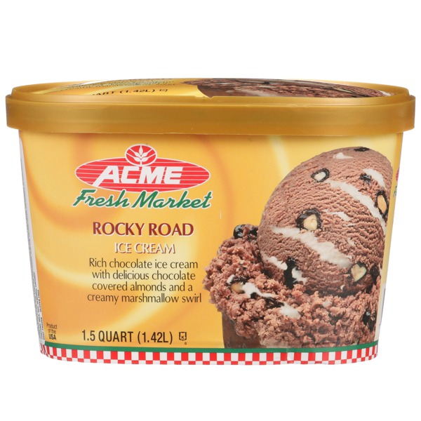 Acme Fresh Market RICH CHOCOLATE ICE CREAM WITH DELICIOUS CHOCOLATE ...