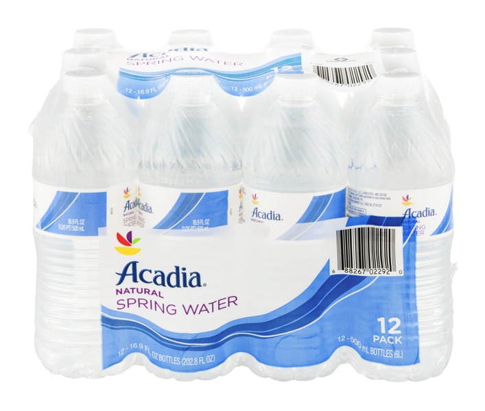 Acadia Natural Spring Water - 12 CT - 1Source