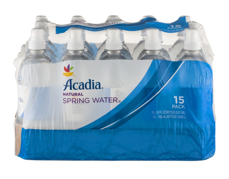Acadia Natural Spring Water - 15 CT - 1Source
