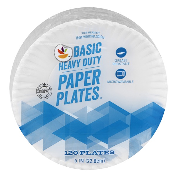 Ahold Basic Heavy Duty Paper Plates - 1Source