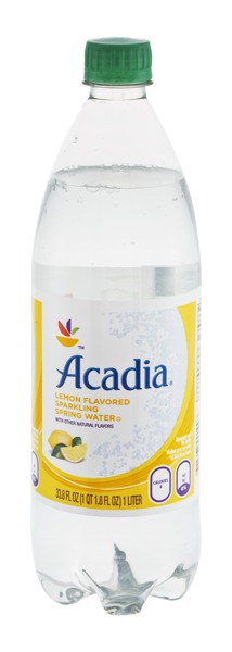 Acadia Sparkling Spring Water Lemon - 1Source
