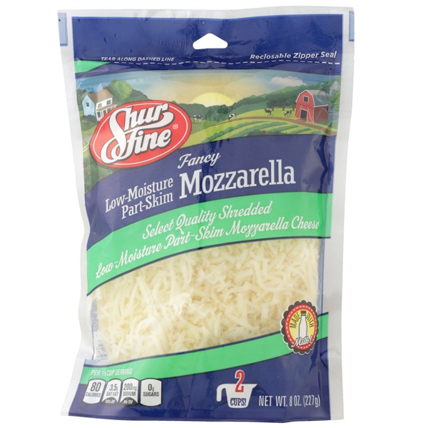 Shurfine FANCY SELECT QUALITY SHREDDED LOW-MOISTURE PART-SKIM ...