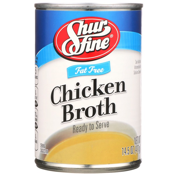 Shurfine FAT FREE CHICKEN BROTH READY TO SERVE - 1Source