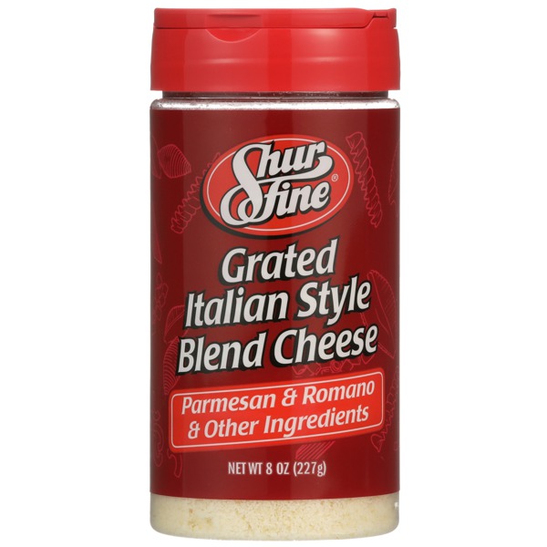 Shurfine GRATED ITALIAN STYLE BLEND CHEESE - 1Source