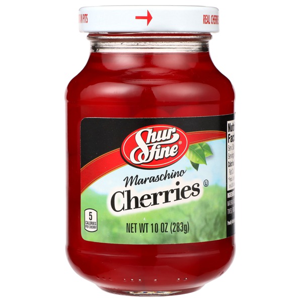 Shurfine MARASCHINO CHERRIES - 1Source