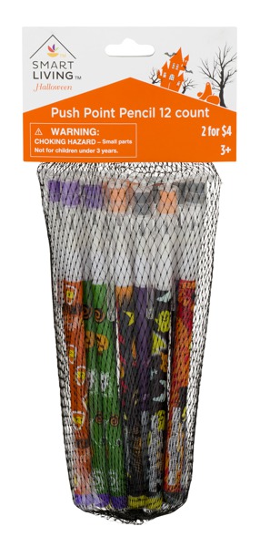 Smart Living Halloween Push Point Pencil - 12 CT - 1Source