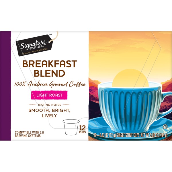 Signature Select BREAKFAST BLEND 100% ARABICA GROUND COFFEE - 1Source