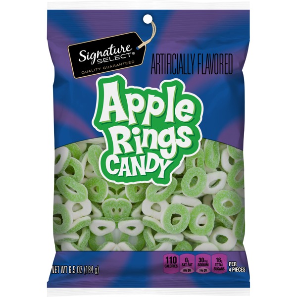 Signature Select Apple Rings Candy - 1Source