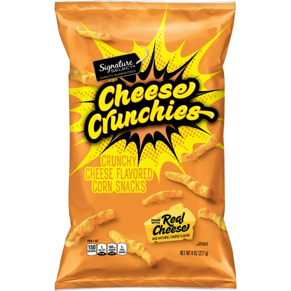 Signature Select CRUNCHY CHEESE FLAVORED CORN SNACKS - 1Source