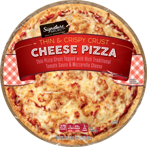 Signature Select THIN & CRISPY CRUST CHEESE PIZZA - 1Source
