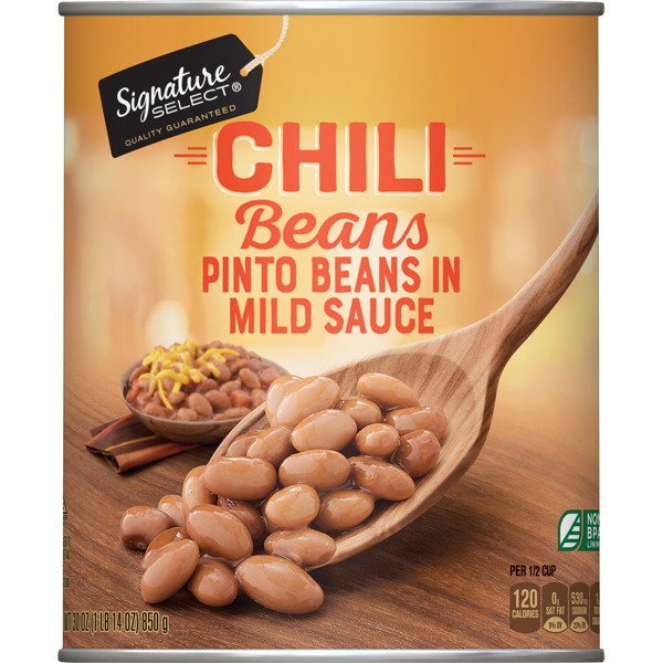 Signature Select Chili Beans Pinto Beans In Mild Sauce - 1Source