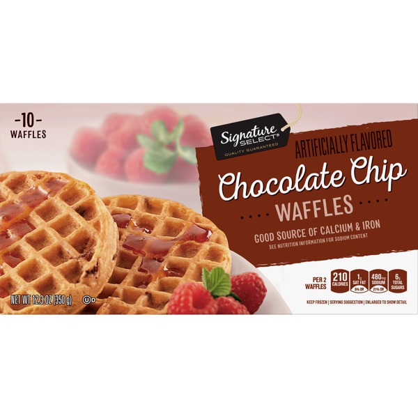 Signature Select CHOCOLATE CHIP WAFFLES - 1Source