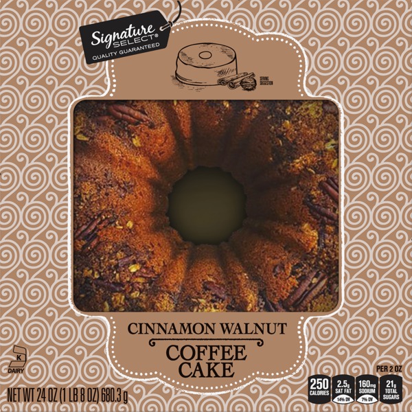 Signature Select Cinnamon Walnut Coffee Cake - 1Source