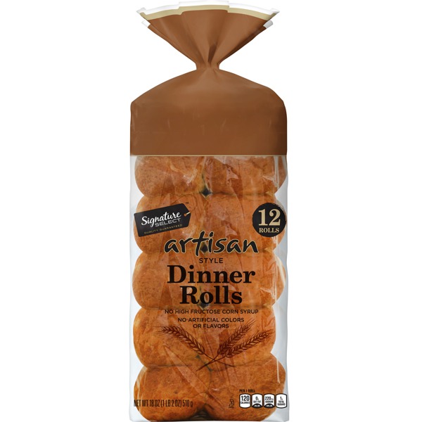 Signature Select ARTISAN STYLE DINNER ROLLS - 1Source