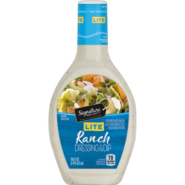 Signature Select LITE RANCH DRESSING & DIP - 1Source