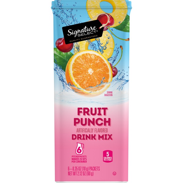 Signature Select Fruit Punch Drink Mix - 1Source