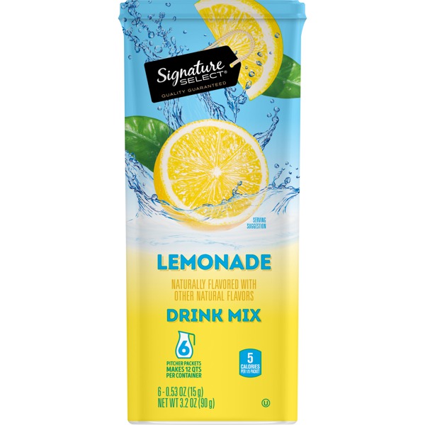 Signature Select Lemonade Drink Mix - 1Source