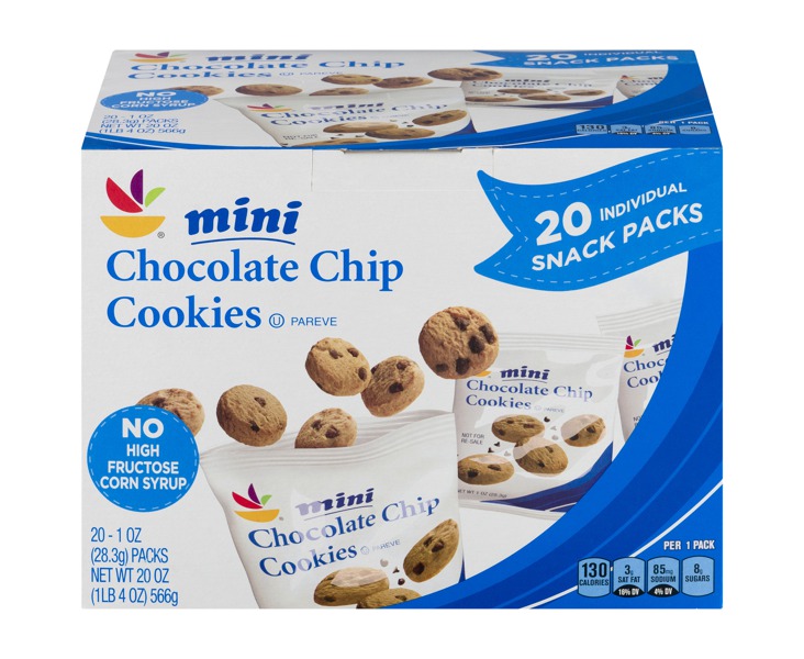 Ahold Mini Chocolate Chip Cookies Snack Packs - 1Source
