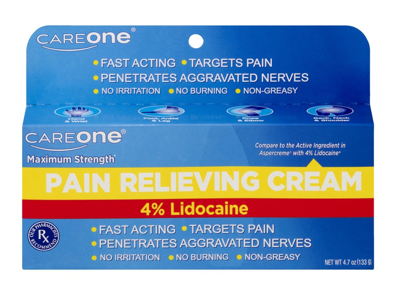 Careone Pain Relieving Cream 4% Lidocaine - 1Source