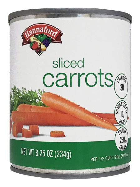 Hannaford Sliced Carrots - 1Source