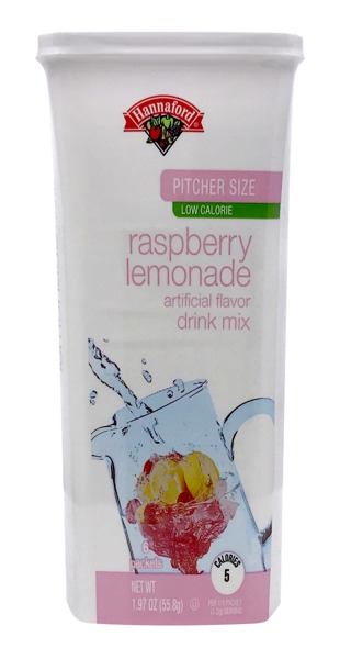 Hannaford Raspberry Lemonade Drink Mix - 1Source