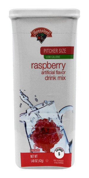 Hannaford Raspberry Drink Mix - 1Source