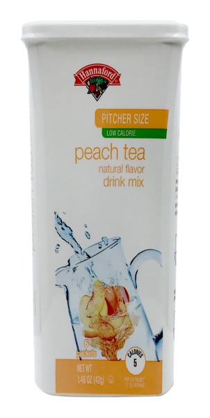 Hannaford Peach Tea Drink Mix - 1Source