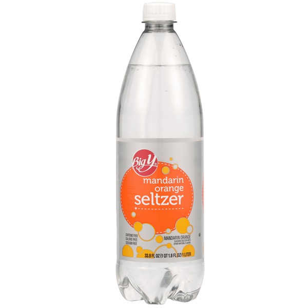 Big Y MANDARIN ORANGE SELTZER - 1Source