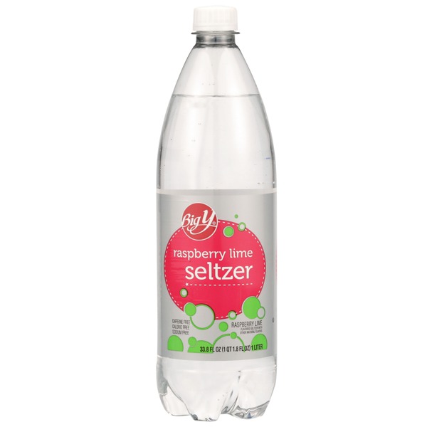 Big Y RASPBERRY LIME SELTZER - 1Source