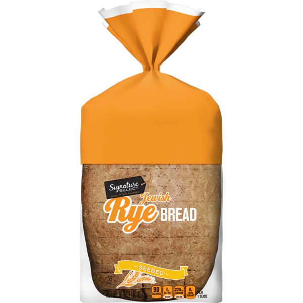 Signature Select JEWISH RYE SEEDED BREAD - 1Source