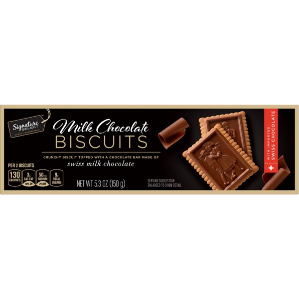 Signature Select MILK CHOCOLATE BISCUITS - 1Source