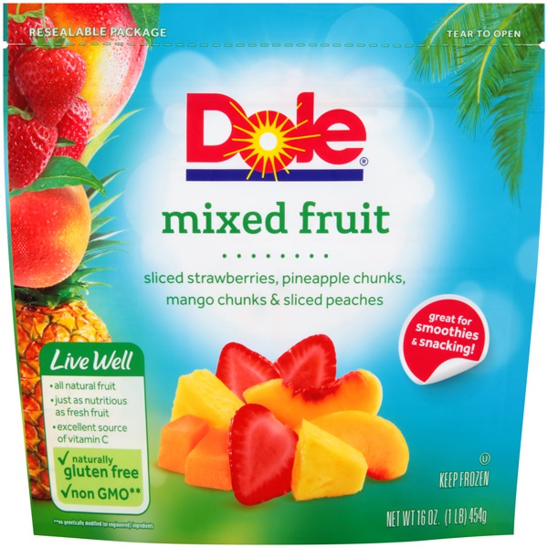 DOLE Frozen Fruit MIXED FRUIT - 1Source