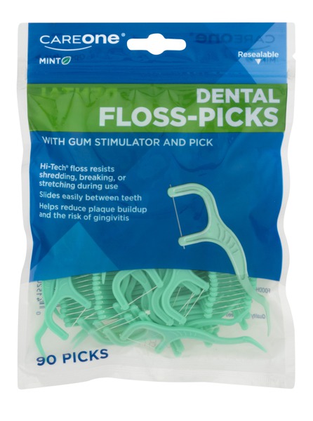 Careone Dental Floss Picks Mint - 1Source