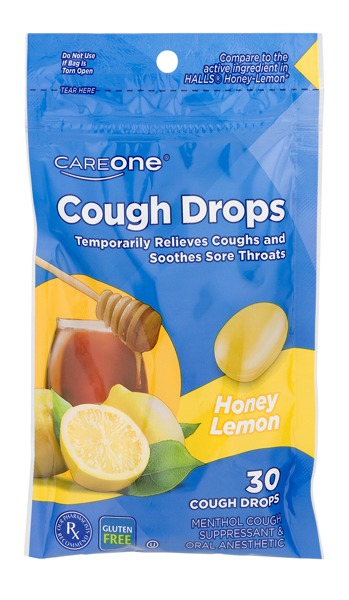 Careone Cough Drops Honey Lemon - 30 CT - 1Source