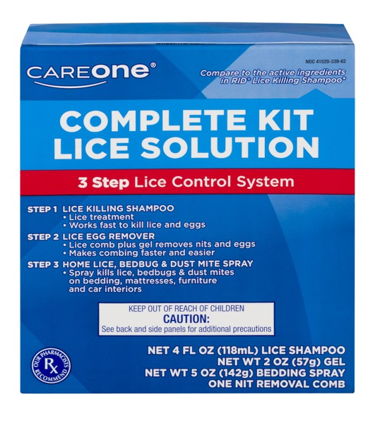 Careone Complete Kit Lice Solution 3 Step Lice Control System - 1Source