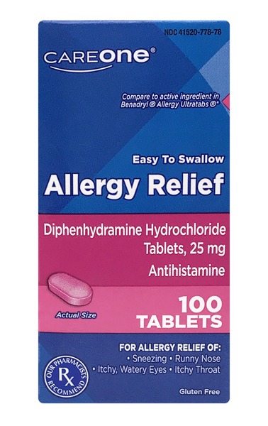 Careone Easy To Swallow Allergy Relief Tablets - 1Source