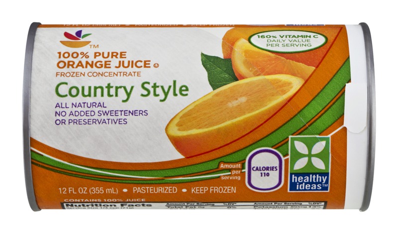 Ahold Frozen Concentrate 100% Pure Orange Juice Country Style - 1Source