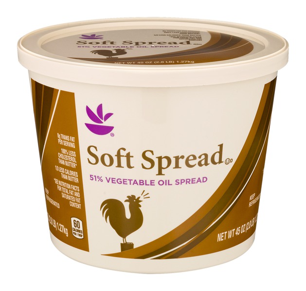 Ahold Soft Spread Butter 51% Vegetable Oil - 1Source