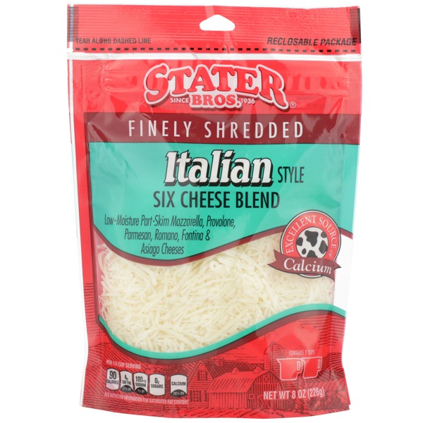 Stater Bros. Italian Style Six Cheese Blend - 1Source