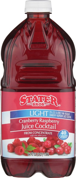 Light Cranberry Raspberry Juice Cocktail From Concentrate - 1Source