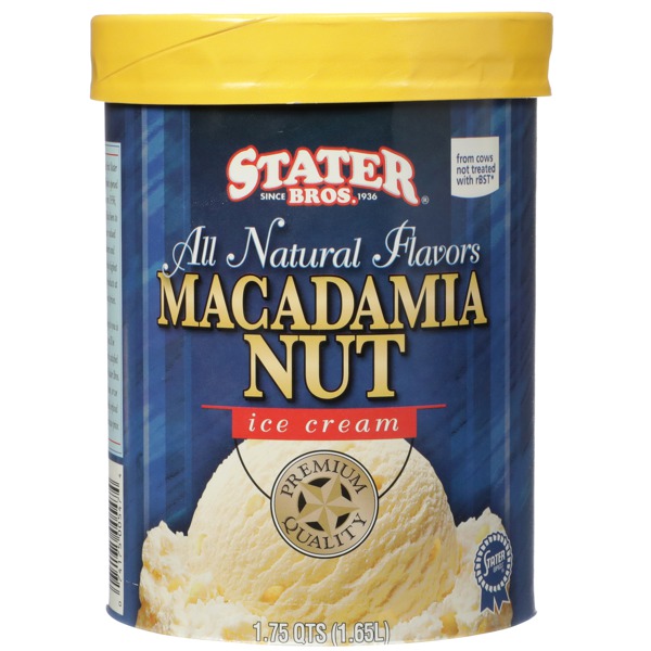 Stater Bros. Macadamia Nut Ice Cream - 1Source