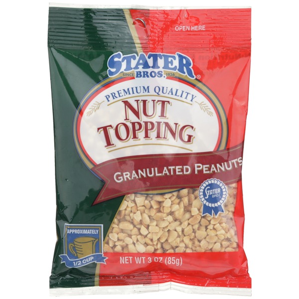 Stater Bros. Granulated Peanuts Premium Quality Nut Topping - 1Source